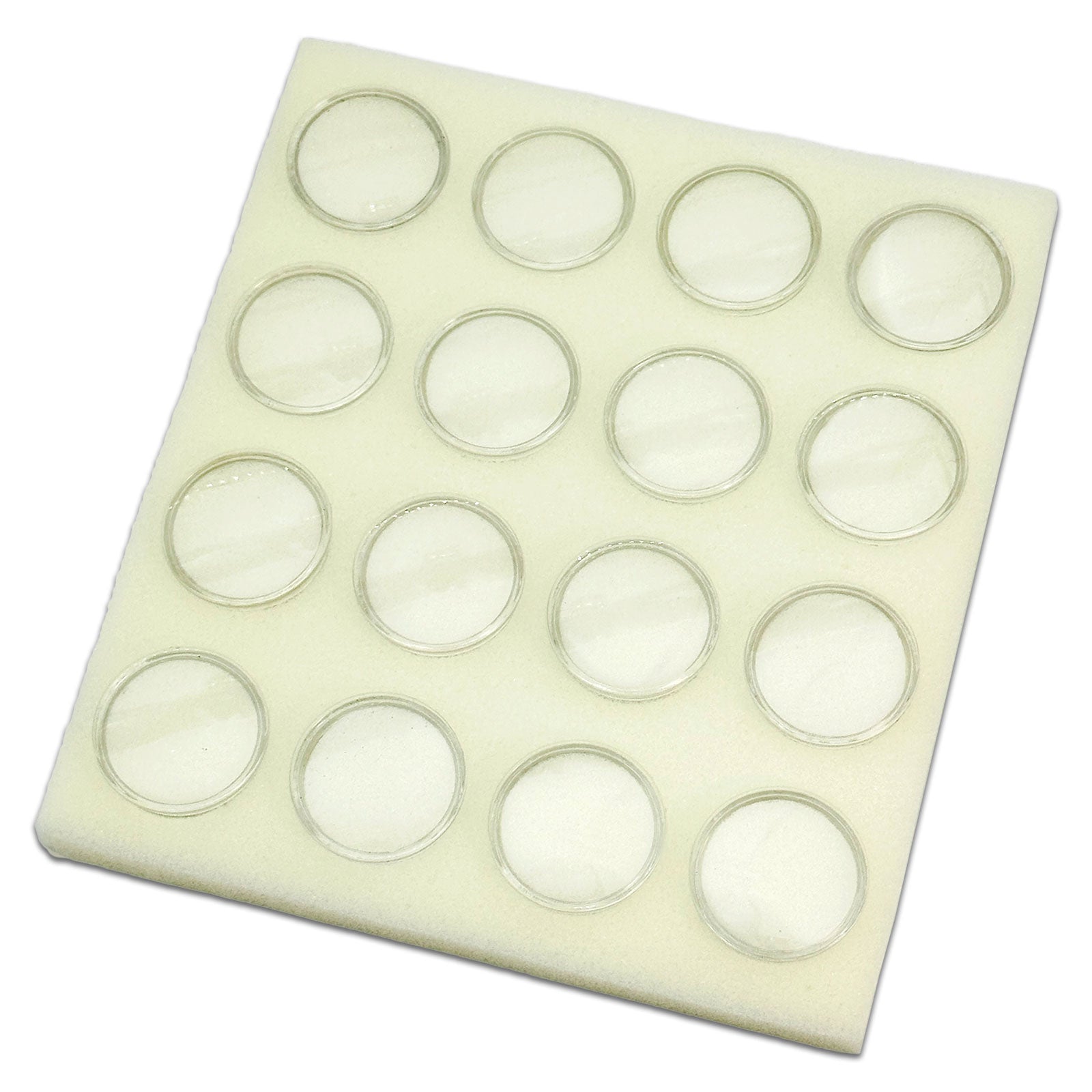 16 Piece White Foam Gem Jars – JPI Display