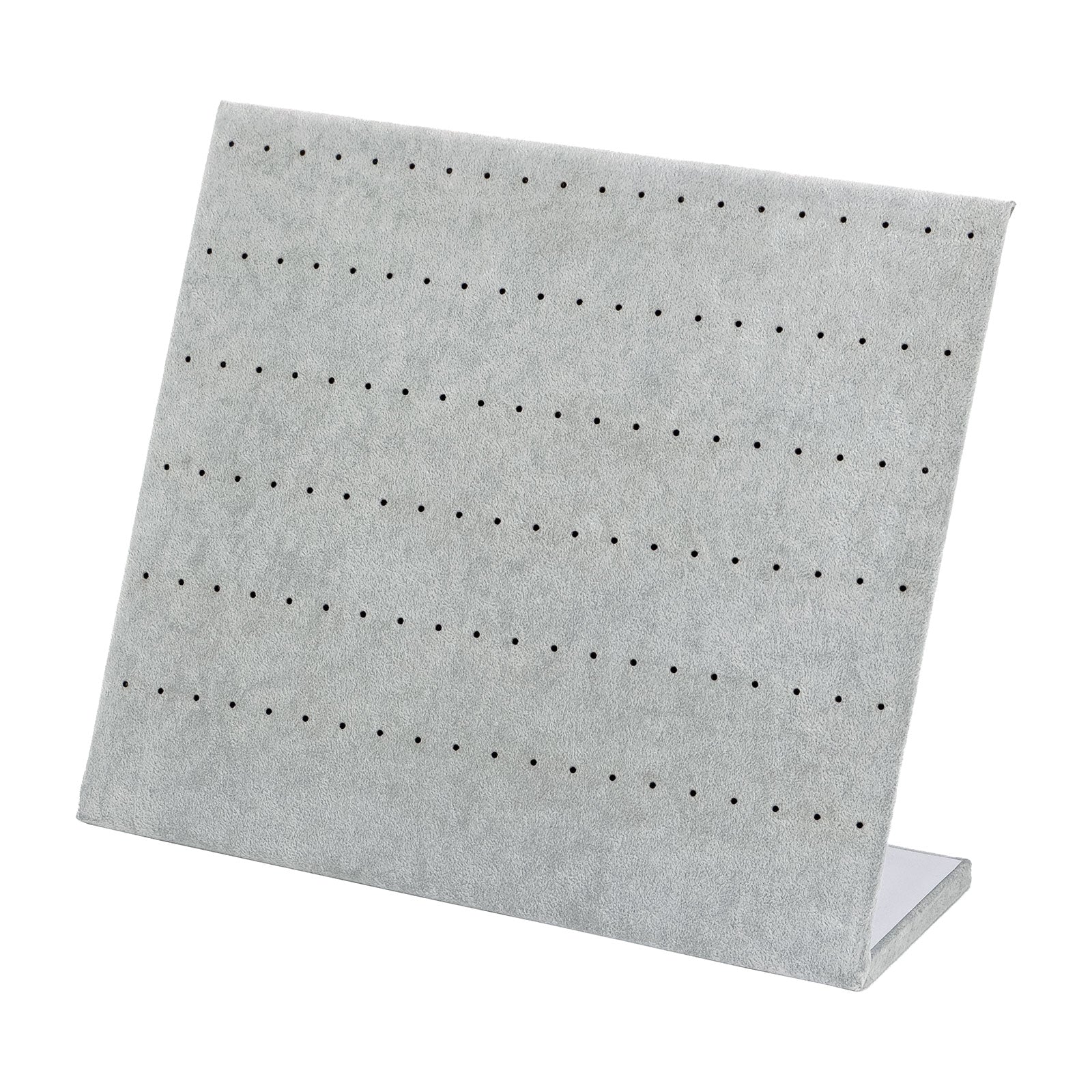 60-Pair Gray Velvet Self-Standing Earrings Display – JPI Display